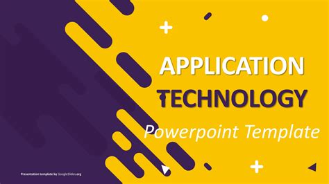 Application Technology Presentation Google Slides Templates