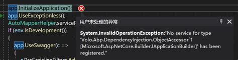 Appinitializeapplication Error Tips Iapplicationbuilder Has Been