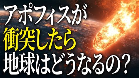 【衝突⁉】2029年地球の運命を左右する小惑星アポフィス Youtube