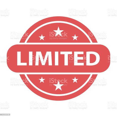 제한된 스탬프 씰 벡터 배지 아이콘 템플릿 흰색 배경에 고립 된 그림 고급에 대한 스톡 벡터 아트 및 기타 이미지 고급 고무도장 곡선 Istock