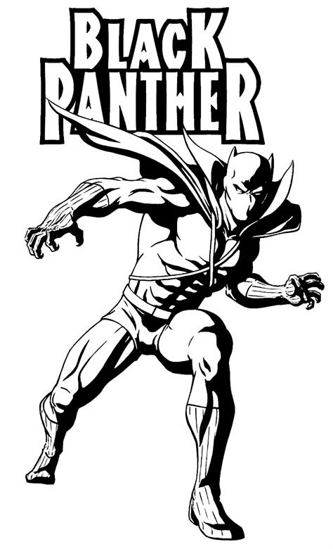 30 Desenhos para colorir do Pantera Negra Dicas Práticas