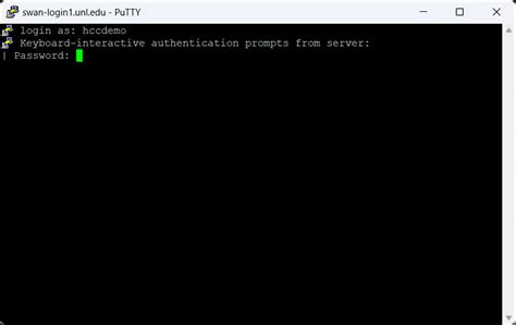 Connecting With Putty Windows Hcc Docs