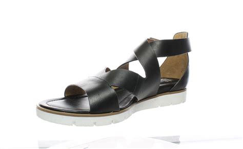 Sofft Womens Mirabelle Black Leather Sandals Size Ebay