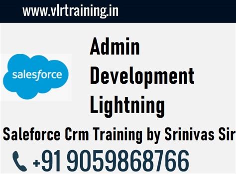 Salesforce Training By Srinivas Sir Vlr Training Software Training
