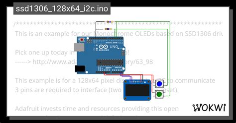 Ssd X I C Ino Layout Wokwi ESP STM Arduino Simulator