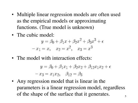 PPT - Chapter 3 Multiple Linear Regression PowerPoint Presentation, free download - ID:891392