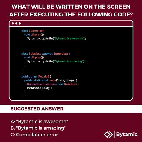 Bytamic On Linkedin Hey Java Developers We Have A Small Riddle For