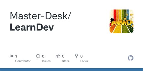 GitHub Master Desk LearnDev