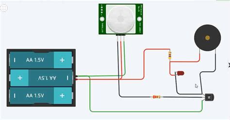 Simple Motion Sensor Circuit Diagram