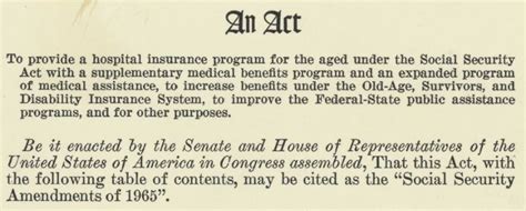 The 60s At 50 Friday July 30 1965 Medicare And Medicaid