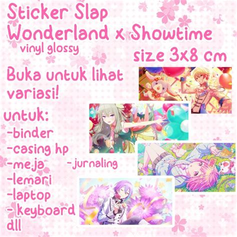 Wonderland X Showtime Slap Sticker Shopee Philippines