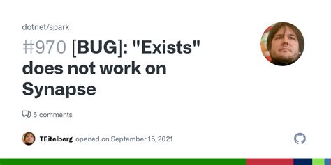 BUG Exists Does Not Work On Synapse Issue 970 Dotnet Spark