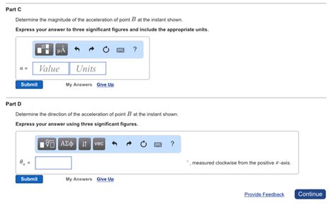 Solved Relative Acceleration Problem Problem Chegg