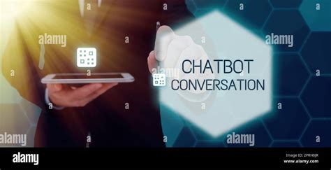 Inspiration Showing Sign Chatbot Conversation Business Overview Chatting With Virtual Assistant
