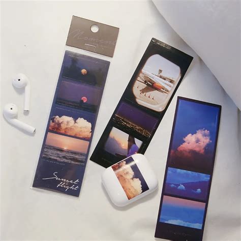 Иллюстрация для девочек креативные пейзажи Bullet Journal канцелярские наклейки скрапбукинг