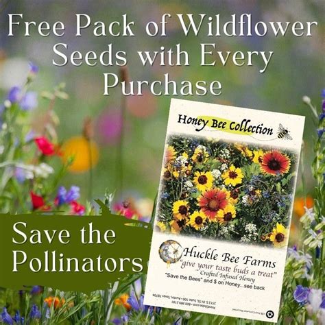 🐝🌼 Help Save The Pollinators 🌼🐝 Get A Free Wildflower Seed Packet With