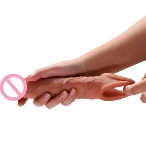 Funda extensora de pene realista Más placer shop