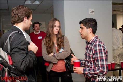 Young Entrepreneurs Gather For Networking And Drinks In Nyc