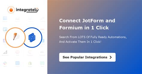 How To Integrate Jotform Formium 1 Click Integration