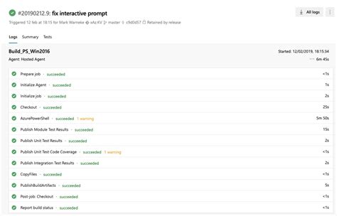 Publish Azure Devops Pester Tests Using A Build In Test Dashboard