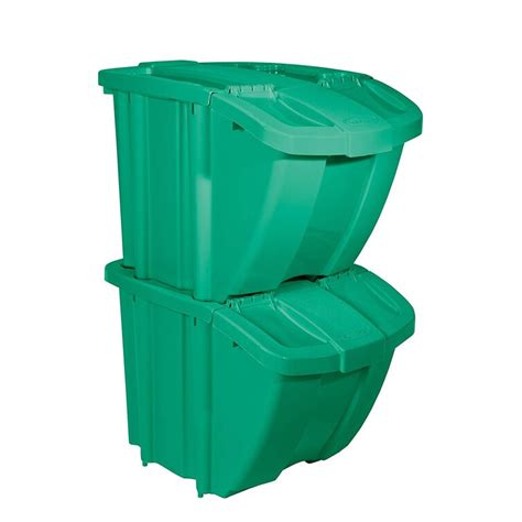 Suncast Stacking 18 Gallon Recycling Bin And Reviews Wayfair Ca