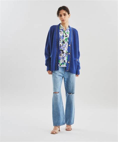 Grace Continental（グレースコンチネンタル）の「チェーンニットカーディガン（カーディガンボレロ）」 Wear