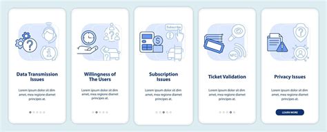 Maas Issues Light Blue Onboarding Mobile App Screen Disadvantages