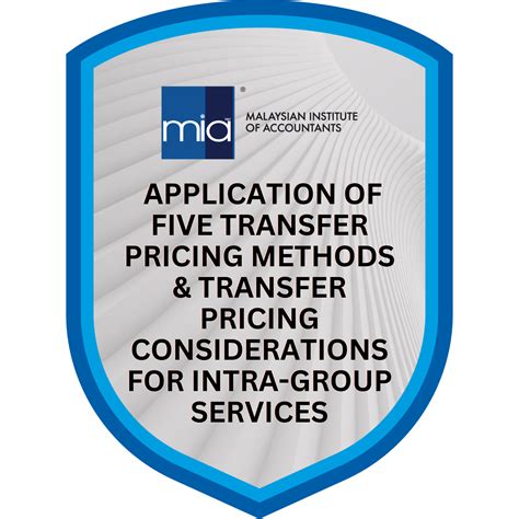 Application Of Five Transfer Pricing Methods And Transfer Pricing