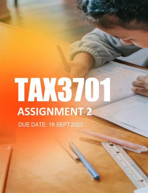 TAX3701 Assignment 2 Semester 2 18 Sept 2023 StudyPass