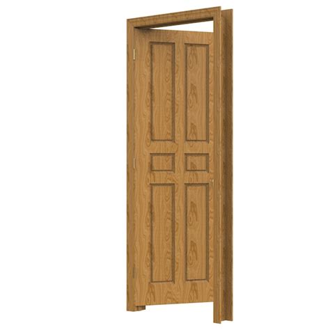 Premium Photo Open Wood Isolated Door Closed Wooden 3d Illustration