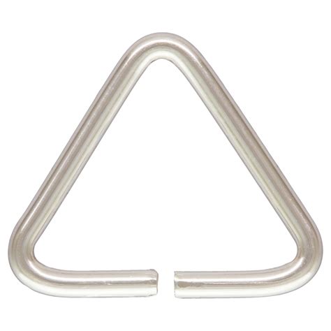 7 6mm Sterling Silver Triangle Open Jump Ring 1 Pc