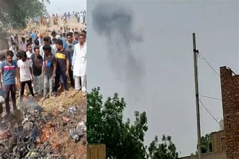 Iaf Fighter Aircraft Crashes In Rajasthan 2 Women Dead 1 Man Injured