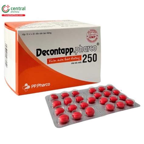 Thuốc Decontapp Pharco 250 Giảm đau Mỏi Do Bệnh Phong Thấp Gây Ra