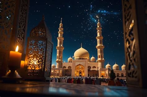 Premium Photo Default May This Eid Night Bring You Endless Joy And