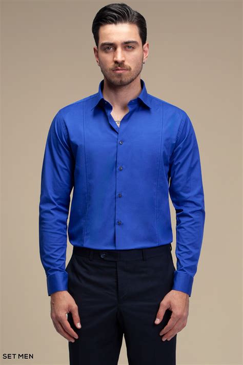 پیراهن مردانه ساده آستین بلند ست من پوشاک مردانه ست من