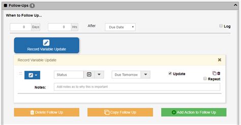 Workflow Follow Up Actions Docmgt