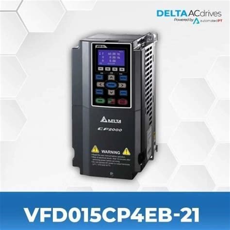 2 Hp Delta Vfd015cp4eb 21 Vfd Cp2000 Series Drive 1 5 Kw At Rs 16505