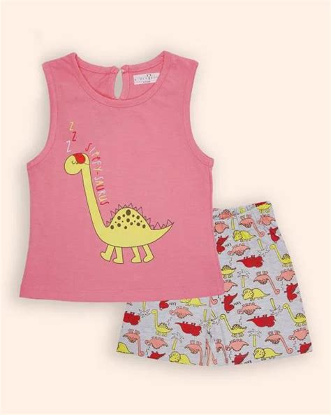 Buy Printed T Shirt And Shorts Co Ord Set Online At Best Prices In India
