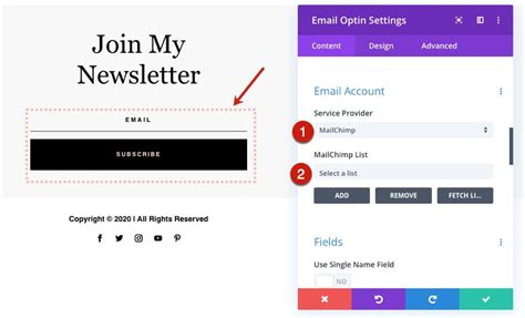 get a free global header and footer template for divi s influencer layout