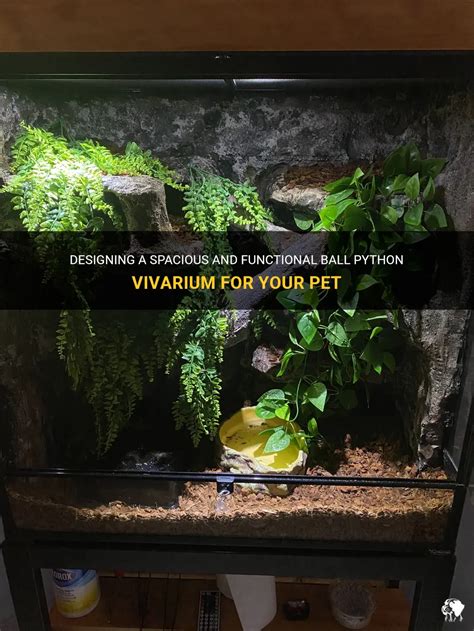 Designing A Spacious And Functional Ball Python Vivarium For Your Pet