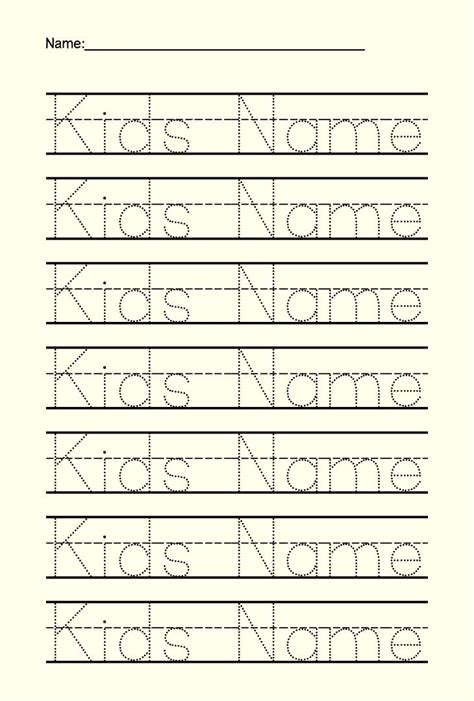 Tracing Worksheets Make Your Own