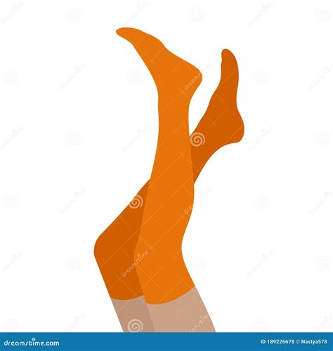 Piernas Planas Para Sus Ideas Ilustración Del Vector Ilustración De