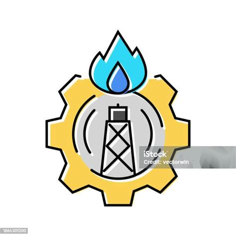회사 가스 서비스 색상 아이콘 벡터 일러스트레이션 가솔린에 대한 스톡 벡터 아트 및 기타 이미지 가솔린 기술자 기체 물리