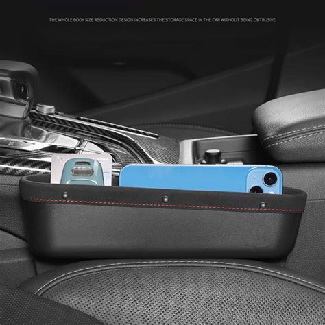 다기능 카 갭 스토리지 박스 카시트 슬릿 스토리지 백 스타일 Co Driving Brown
