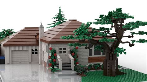 Lego Moc House Brick Bungalow By Zantrax Rebrickable Build With Lego