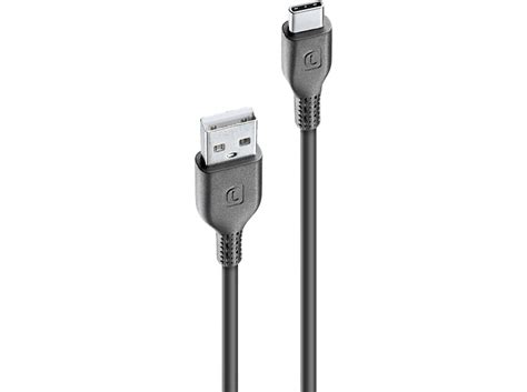 CELLULARLINE USB to USB C Data ve Şarj Kablosu cm Siyah Fiyat Özellik MediaMarkt