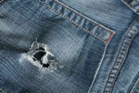 Fix A Hole In Jeans Without Sewing Quickly Mend Torn Jeans