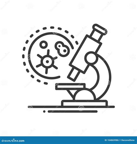 Laboratory Line Icons Signs Set Design Collection Of Lab Research