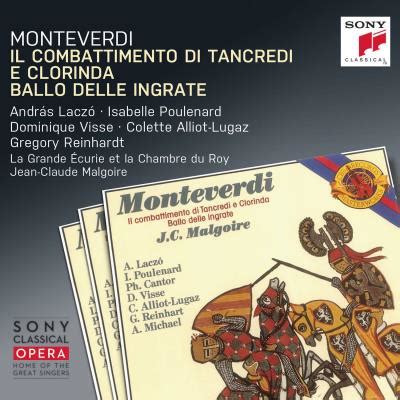 Monteverdi Combat De Tancrede Et Clorinde Claudio Monteverdi Cd
