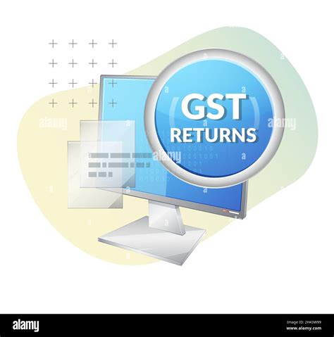 Gst Compliance Return Filing Date Illustration As Eps 10 File Stock